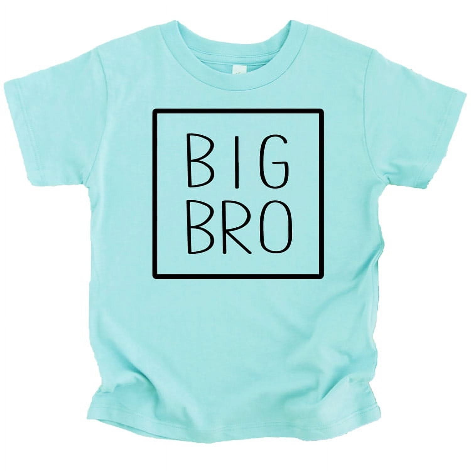Big Bro Square Sibling Reveal Announcement Shirt for Boys Big Brother ...