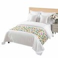 Big Brother Bed Runner Twin Size Cartoon Pink Yellow Green Blue ...