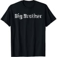 Big Brother Cow Print Cow Pattern Family Day Cowboy T-Shirt - Walmart.com