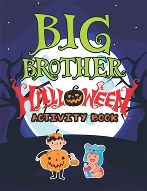 Pre-Owned Big Brother Halloween Activity Book: Cute Monsters Activity ...