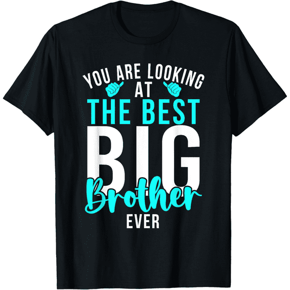 Big Brother Kids’ Short Sleeve Shirt – Gift for Brother - Walmart.com