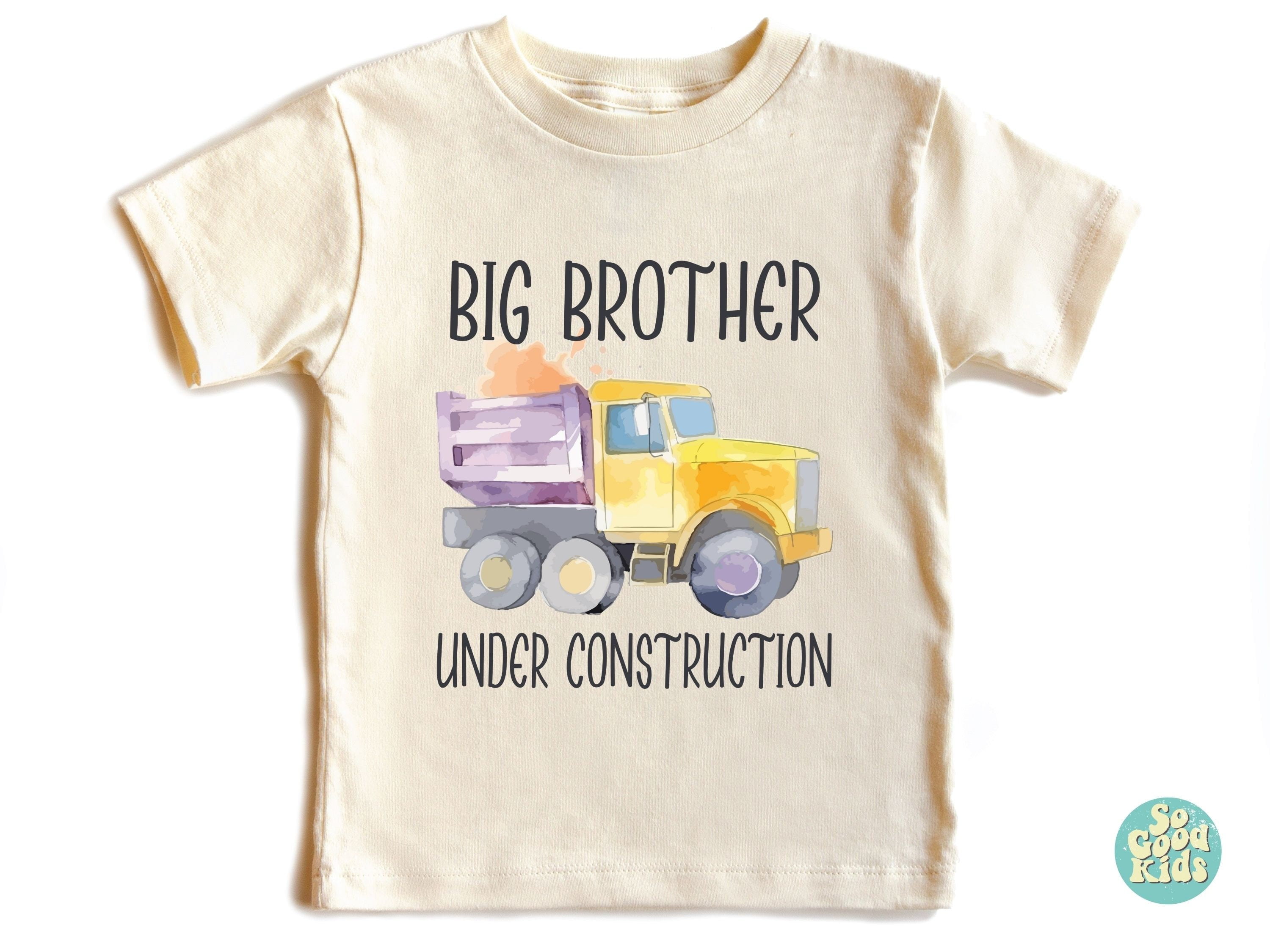 Big Brother Kids Toddler Shirt, Construction Kids Shirt, Brother Digger ...