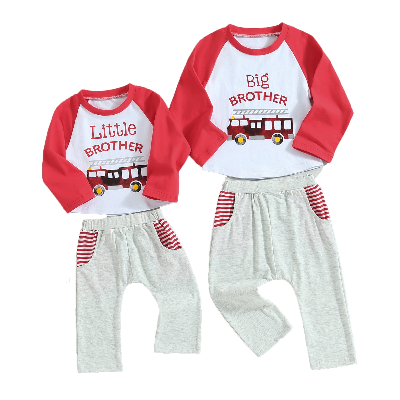 Big Brother Little Brother Matching Outfits Newborn Toddler Baby Boy ...