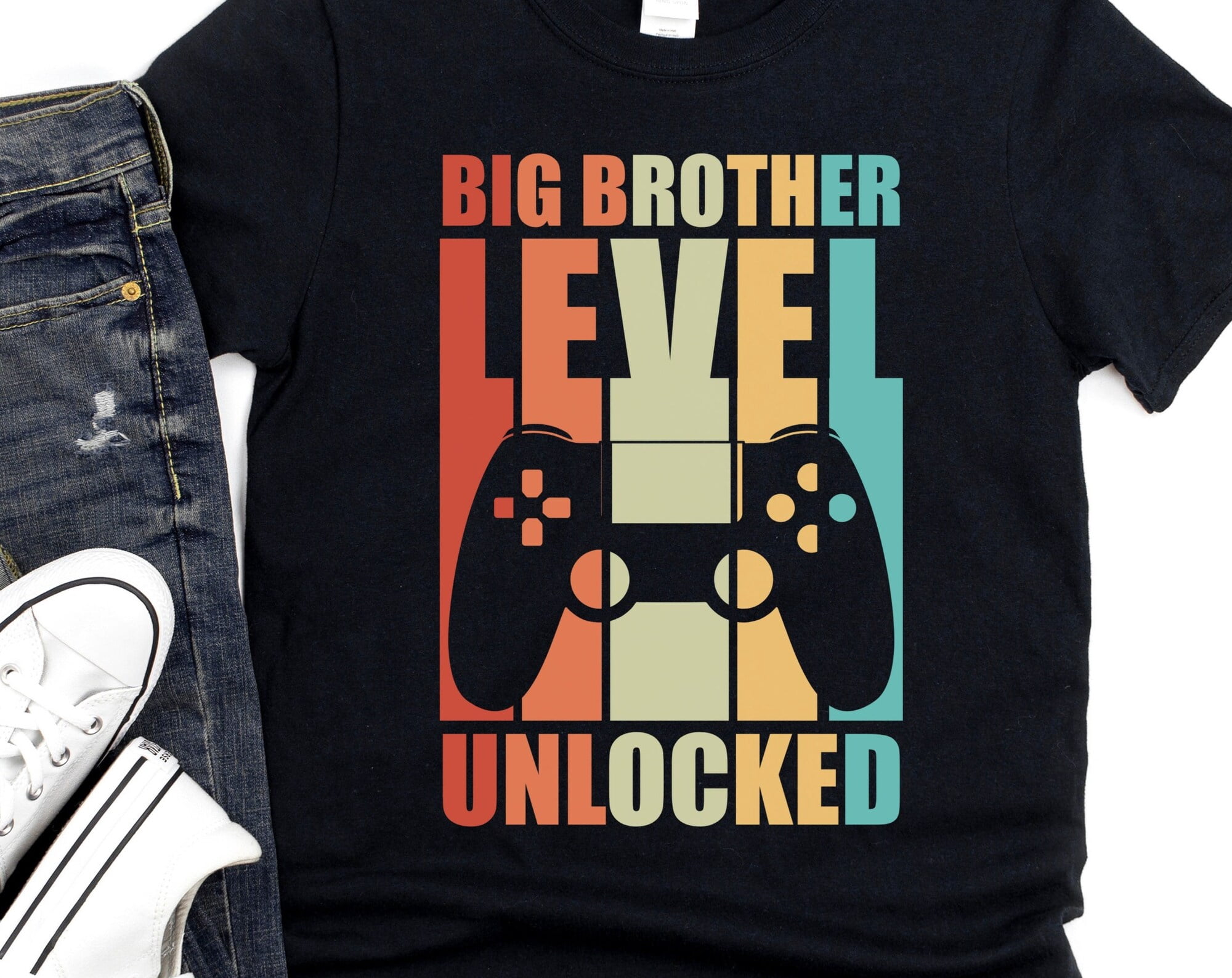 Big Brother Shirt Big Brother Gift Big Bro Shirt Big Brother Level ...