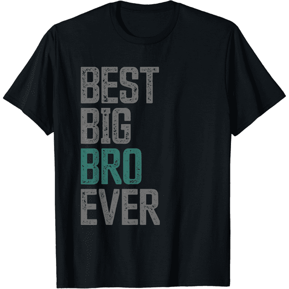 Big Brother T-Shirt Toddler Boys Cute Print Cotton Tees Little Kids ...