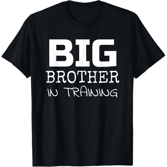 Big Brother T-Shirt Toddler Boys Cute Print Cotton Tees Little Kids ...