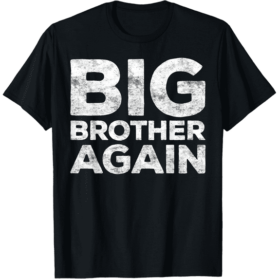 Big Brother T-Shirt Toddler Boys Cute Print Cotton Tees Little Kids ...