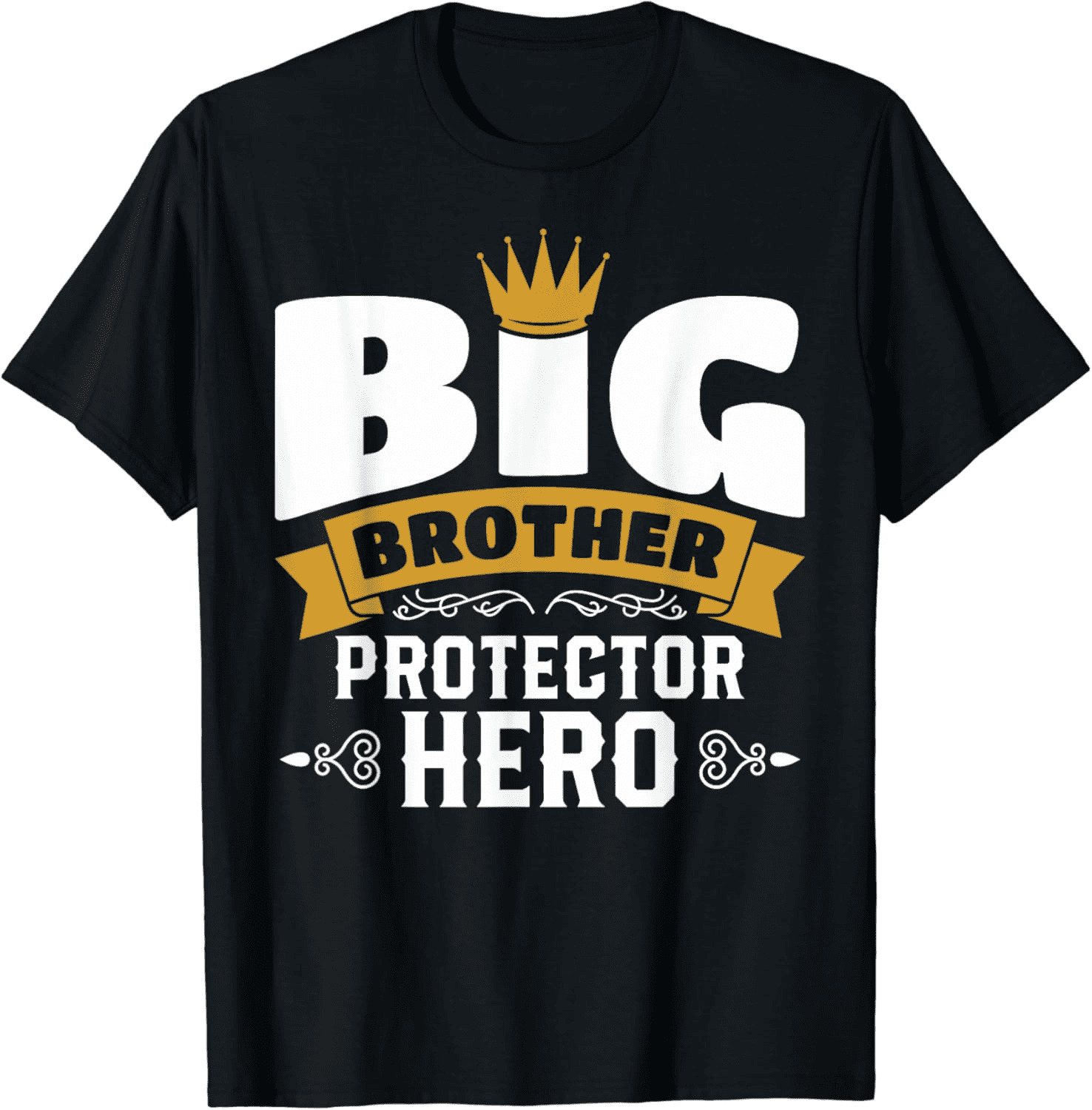 Big Brother T-Shirt Toddler Boys Cute Print Cotton Tees Little Kids ...