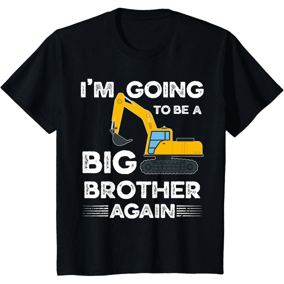 Big Brother T-Shirt Toddler Boys Cute Print Cotton Tees Little Kids ...