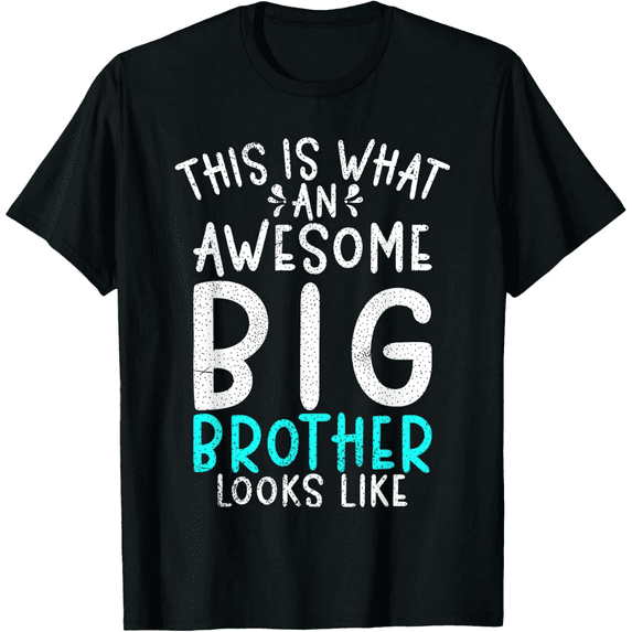 Big Brother T-Shirt Toddler Boys Cute Print Cotton Tees Little Kids ...