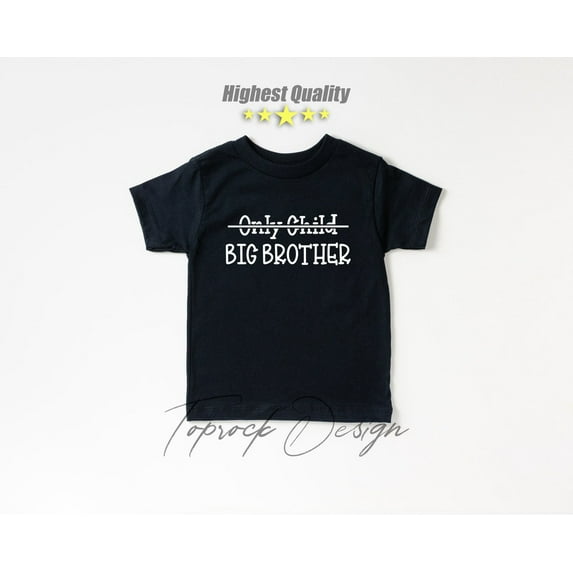 Big Brother Tshirt, Bear Shirt, Only Child To Big Brother, Reveal Top ...