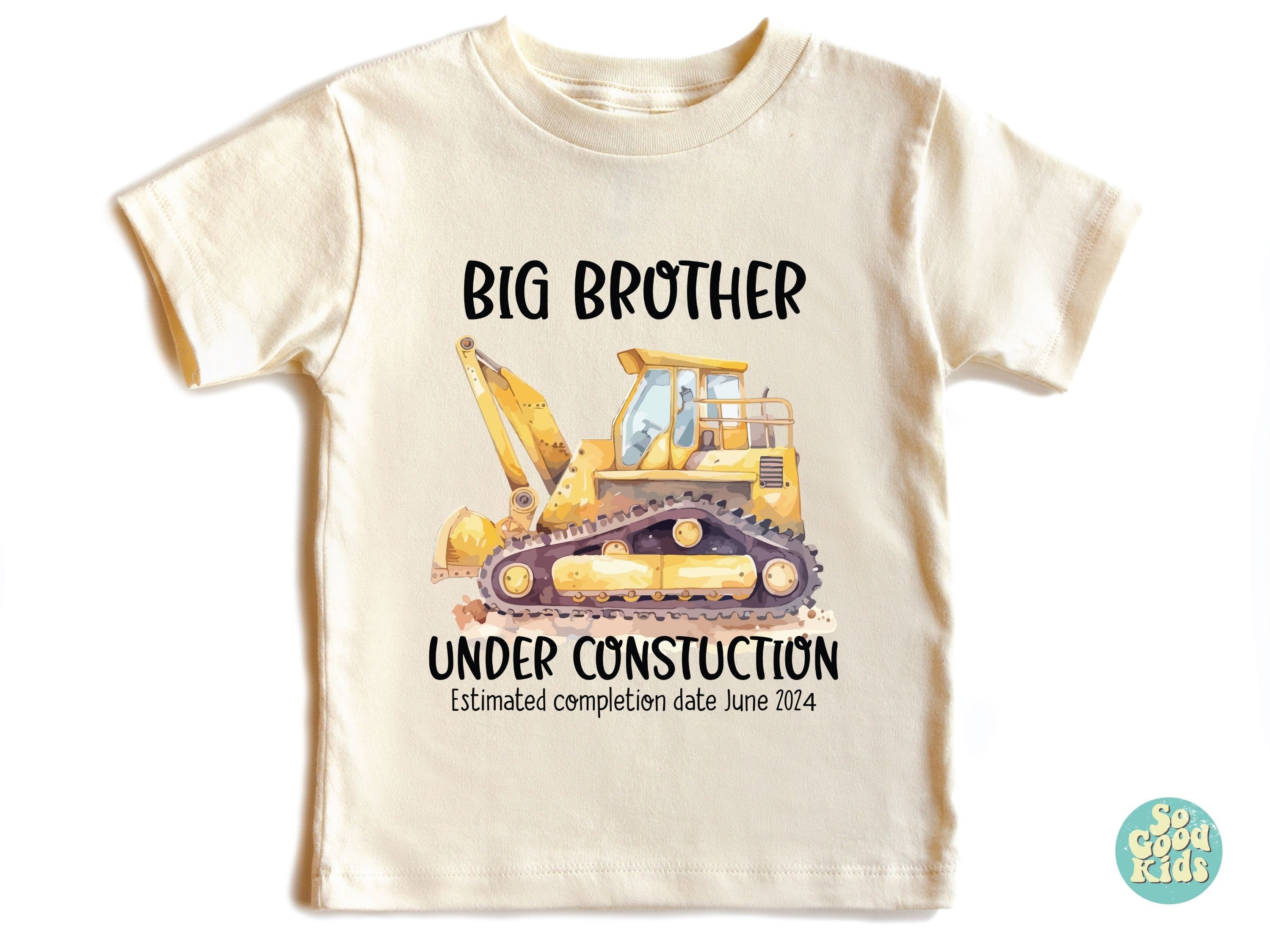 Big Brother Tshirt, Brother Under Construction, Big Brother Digger Bodyuit, Pregnancy ...