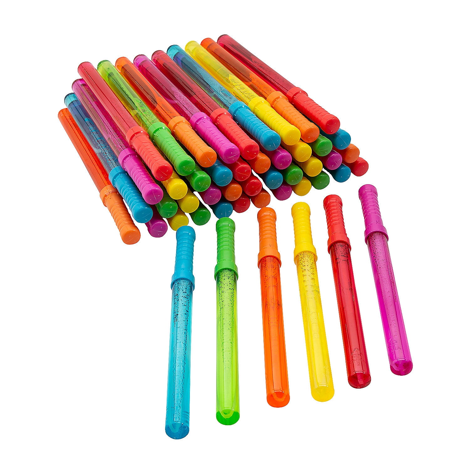 Fun Express Bulk Big Bubble Wands, 72 Pc, 14 Inch, Plastic, Includes ...