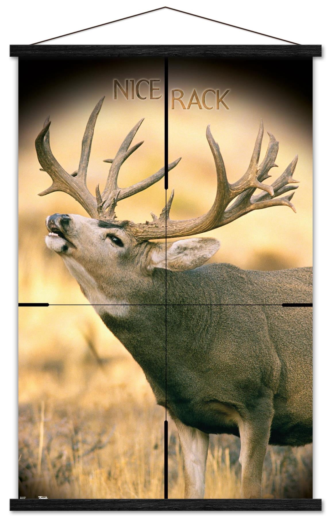 Big Buck Wall Poster with Wooden Magnetic Frame, 22.375" x 34 ...