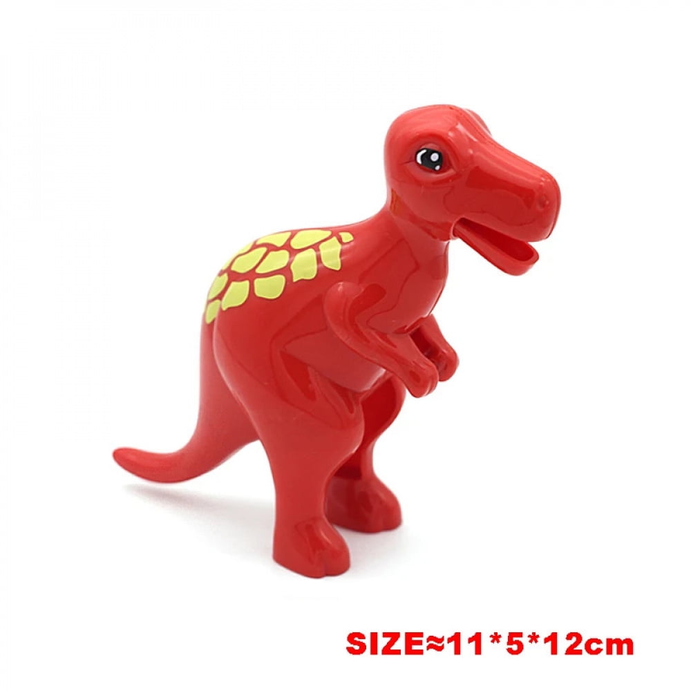 Big Building Block Accessories Zoo Doll Kangaroo Rhino Zebra Dinosaur ...