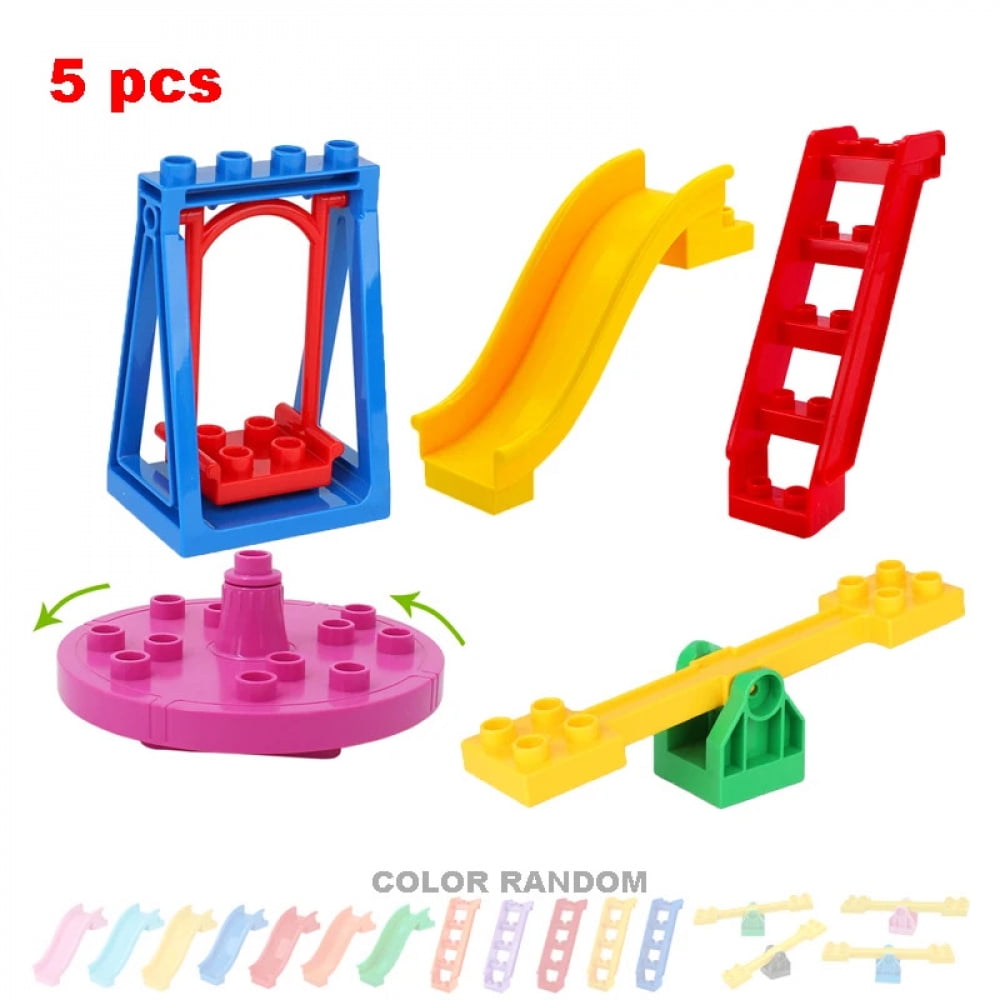 Big Building Blocks Playground Pipeline Parts Slide Ladder Swing ...
