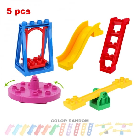 Big Building Blocks Playground Pipeline Parts Slide Ladder Swing ...