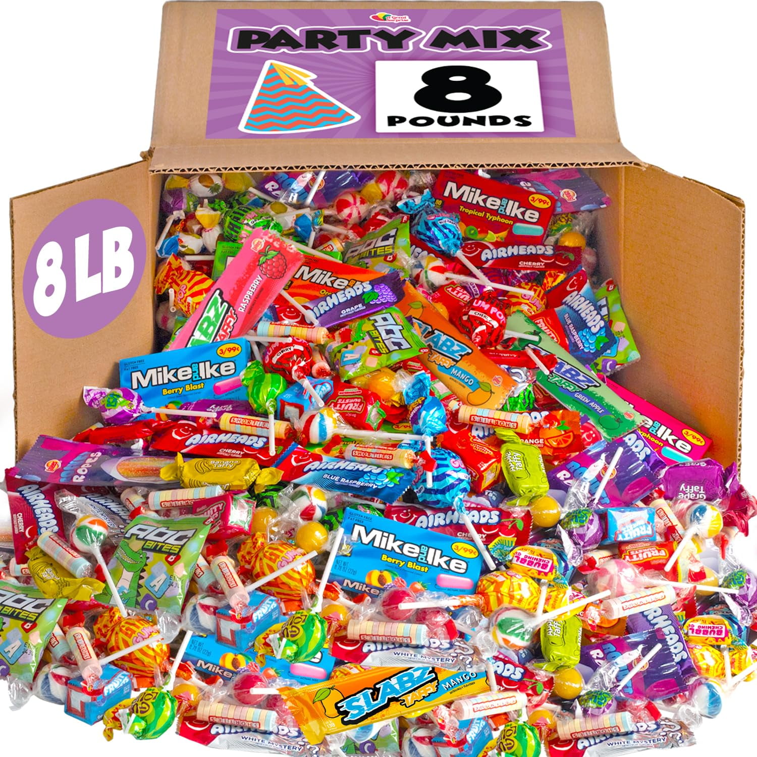 Big Bulk Candy - DMF15 8 Pounds - Individually Wrapped Candies - Big ...