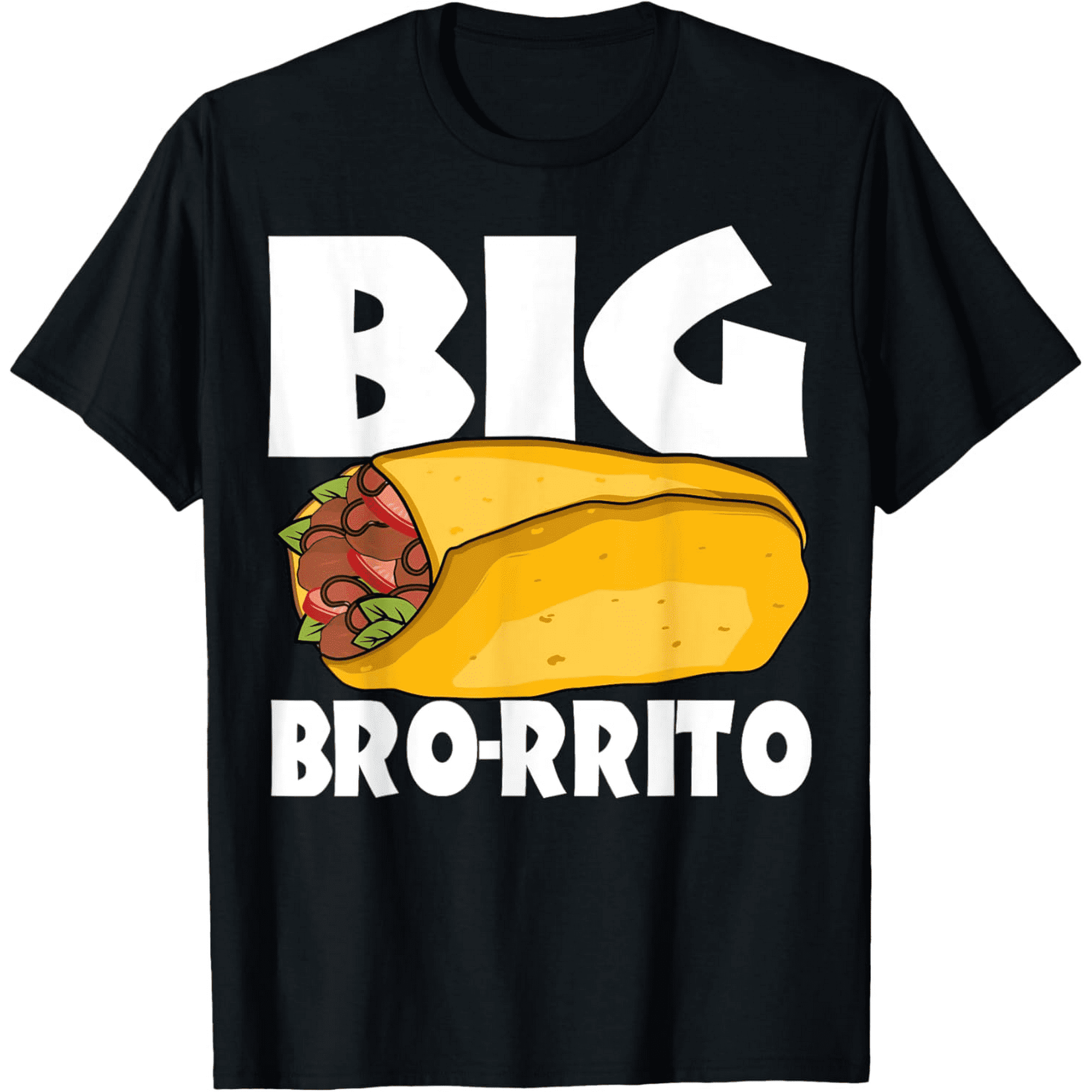 Big Burrito Mexican Food Cinco de Mayo Mens T-Shirt - Walmart.com
