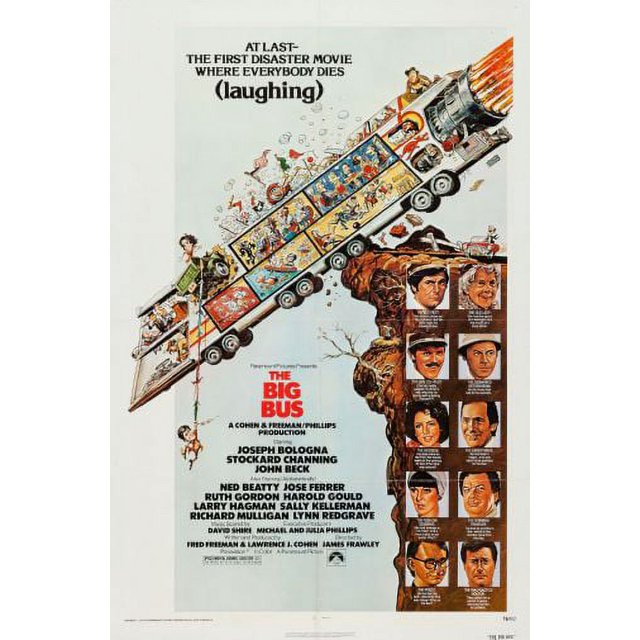 Big Bus poster Metal Sign 8inx 12in Art Print on Metal 8x12 Multi-Color ...