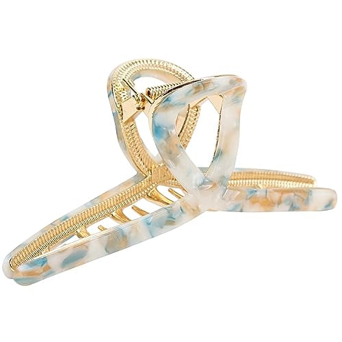 Big Butterfly Hair Claw Clips for Women - 4.7" Large Acetate Metal Hair ...