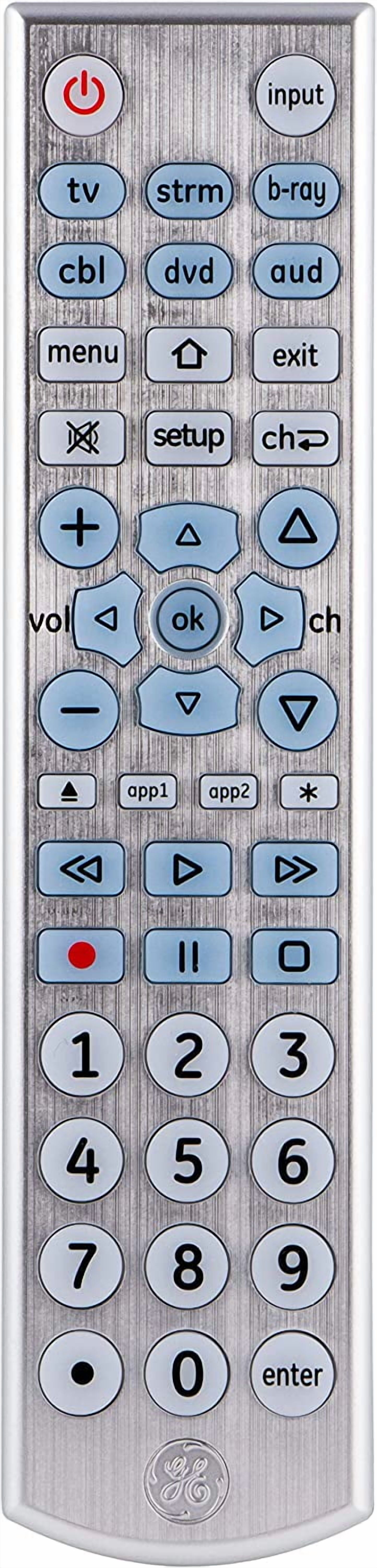 Big Button Backlit Universal Remote Control for , , , , , , TV, TCL ...