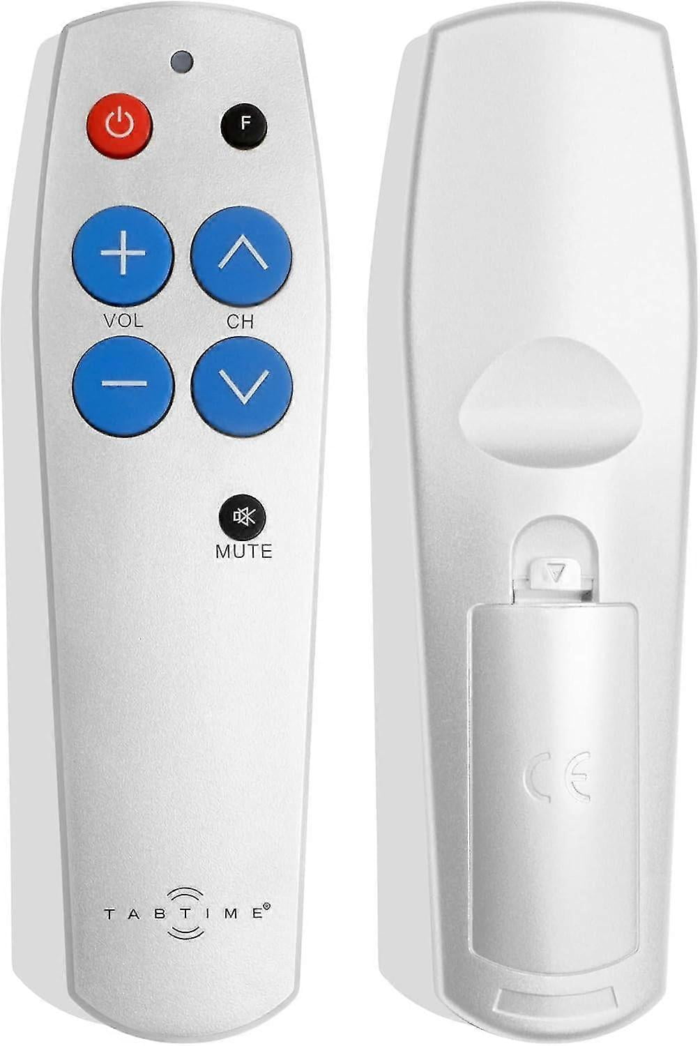 Big Button Tv Remote Control - Easy To Use And Set Up - Universal ...