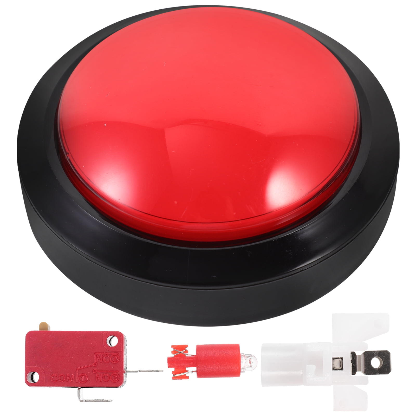 Big Buttons Buzzer with Lamp Game Buzzer Large Response Buzzer TV Shown ...