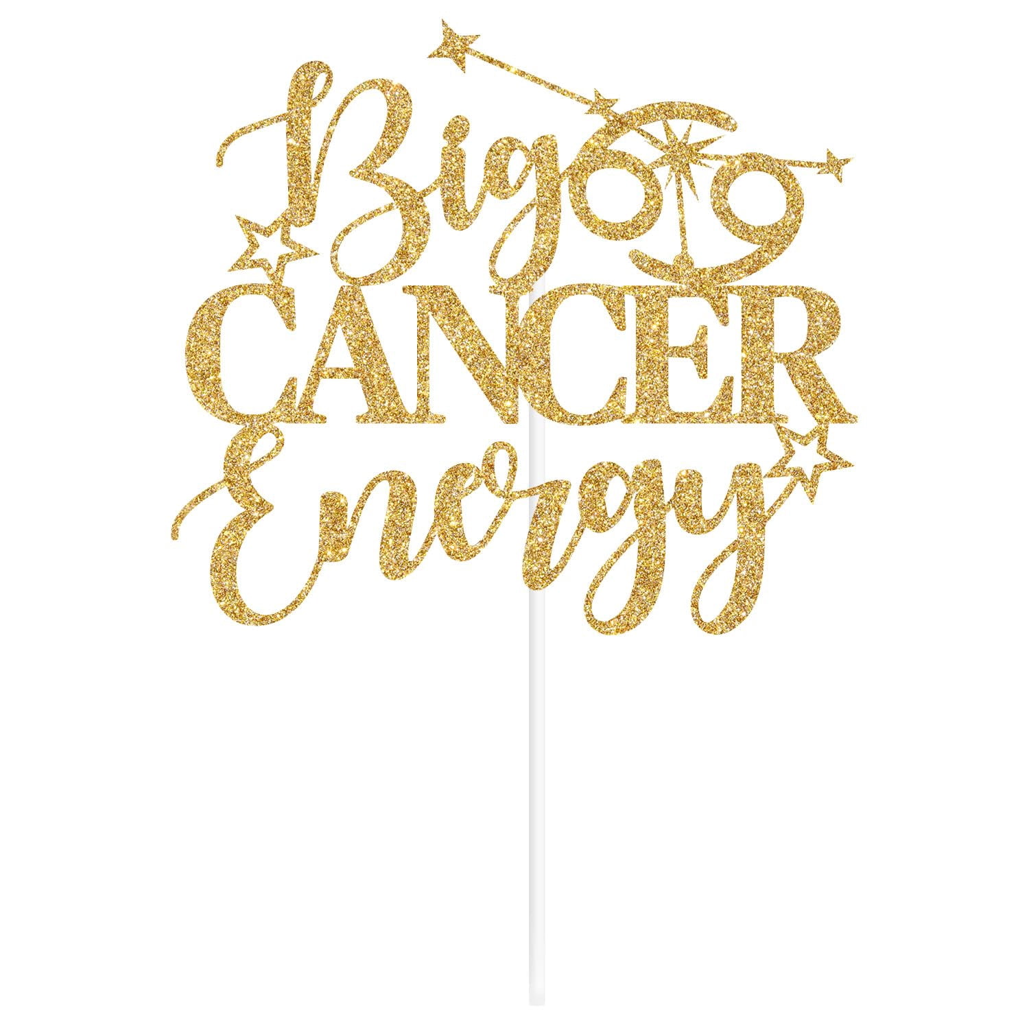 Big Cancer Energy PresNok Cake Topper, Cancer Baddie, Cancer Season, 12 ...