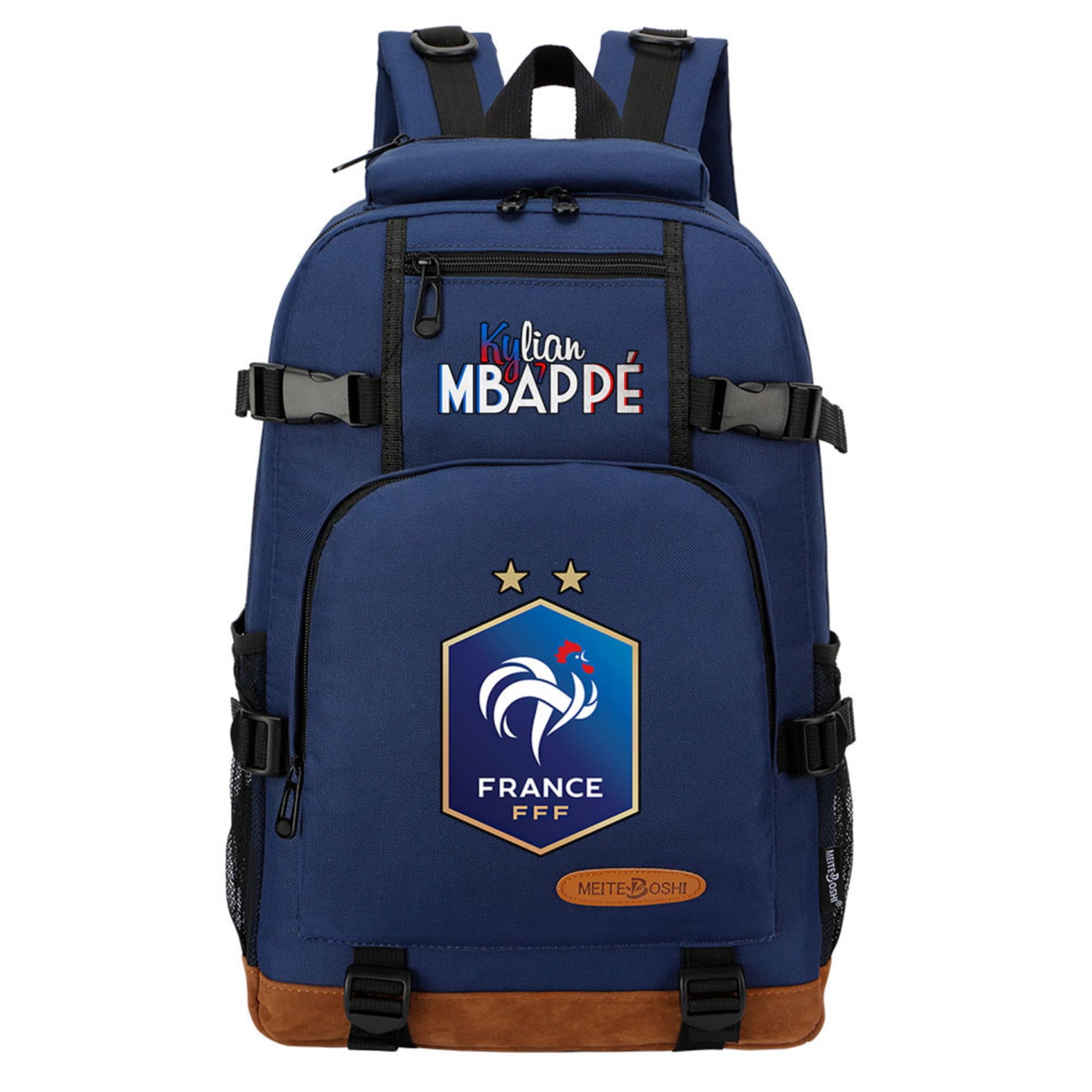 Big Capacity Book Bag Waterproof Backpack for School-Kylian Mbappe ...