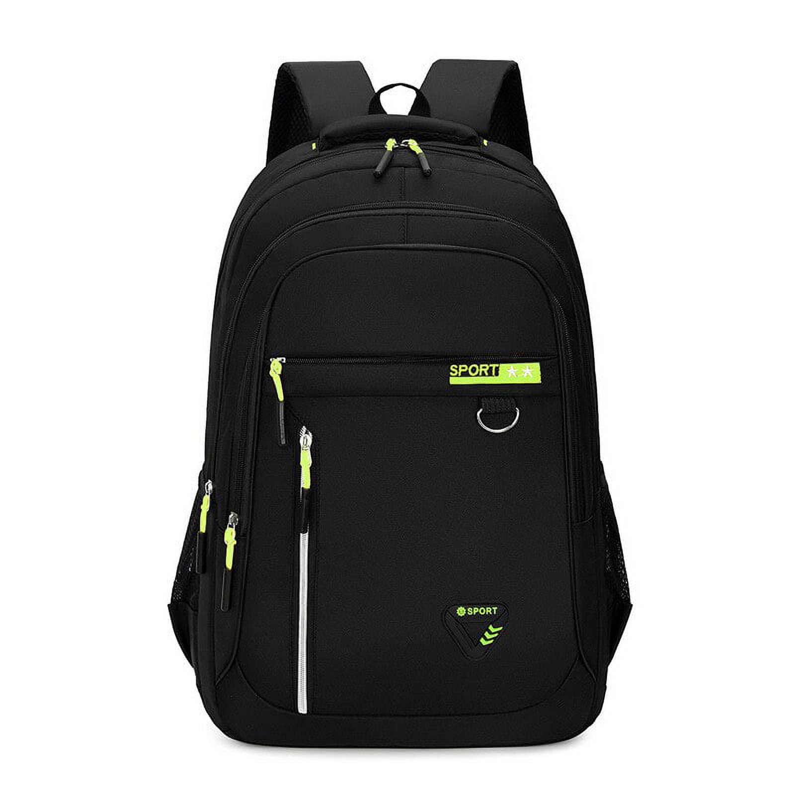 Big Capacity Men Backpack Oxford Black Solid High School Bags Teen ...