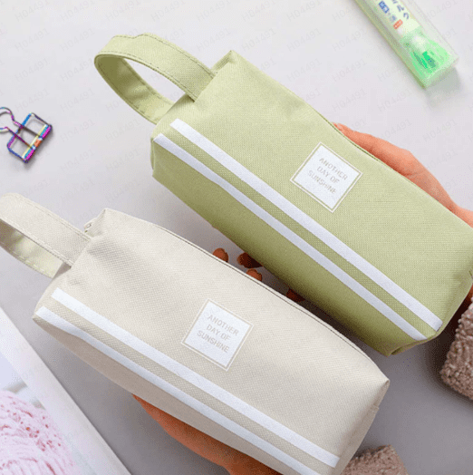 Big Capacity Pen Case Large Solid Color Pen Pouch with Durable ...