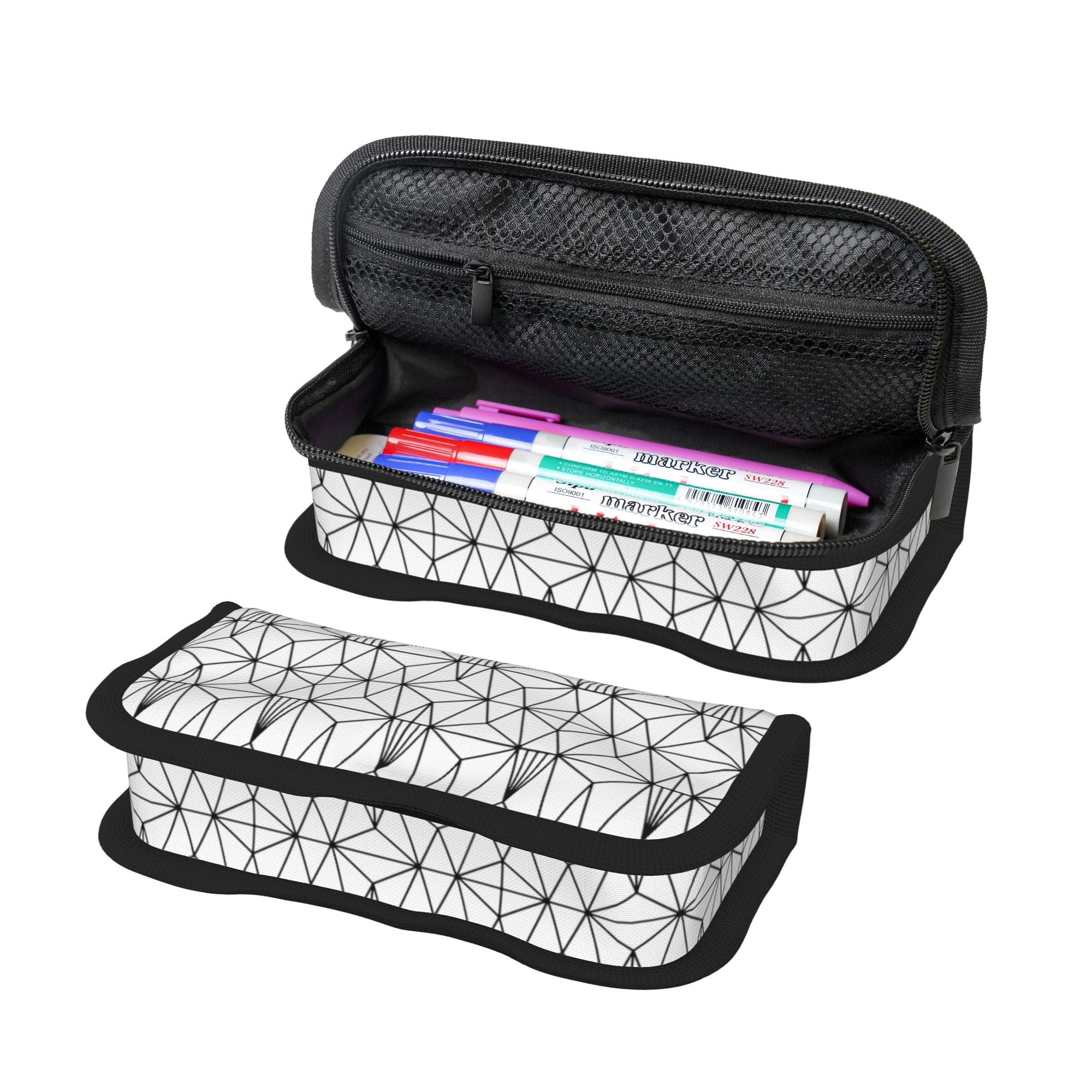 Big Capacity Pencil Case My Favorite Pattern Canvas Bag Pen - Walmart.com