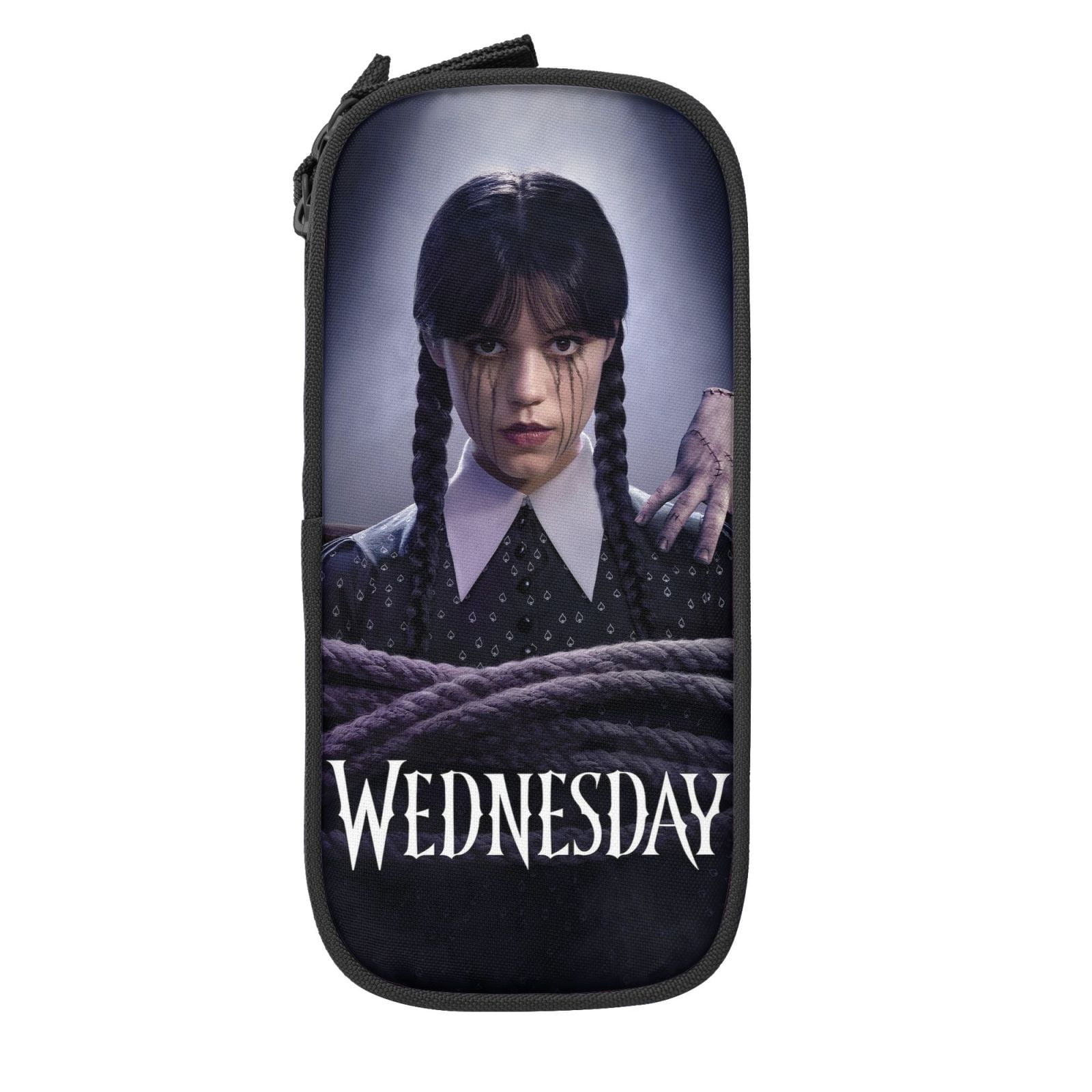 Big Capacity Wednesday Pen Cases Addams Pencil Bag Zipper Closure ...