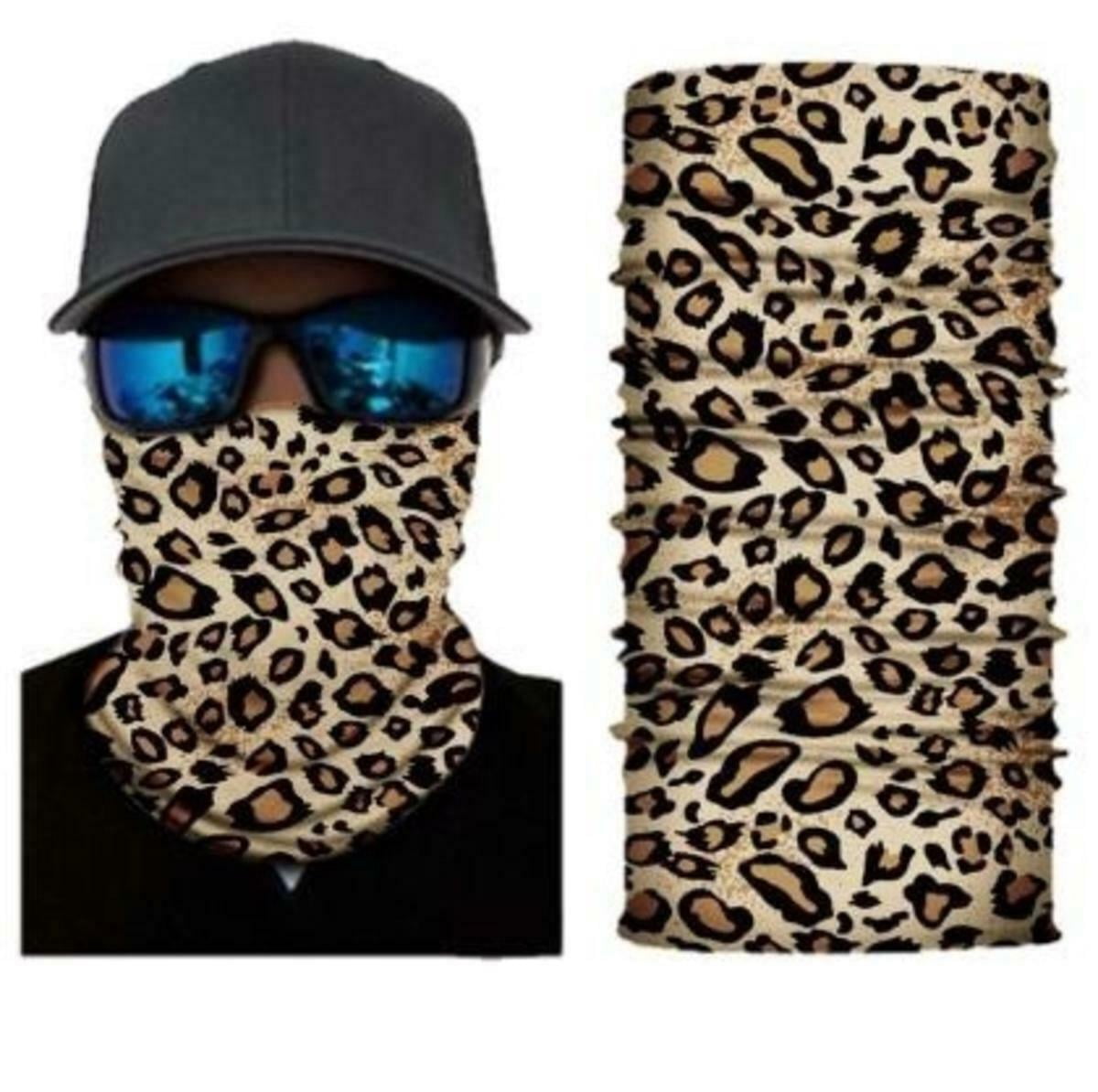 Big Cat Leopard Tiger King of the Jungle Balaclava Sun Gaiter Face Mask ...