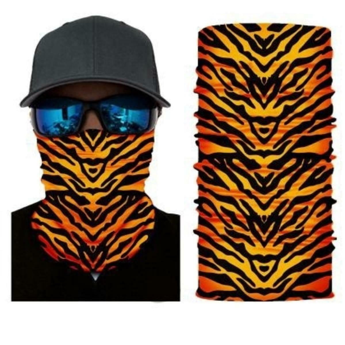 Big Cat Leopard Tiger King of the Jungle Balaclava Sun Gaiter Face Mask ...