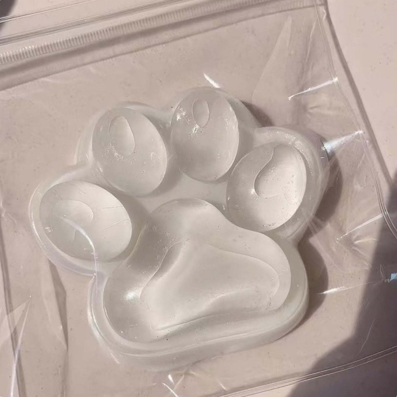 Big Cat Paw Squishy Toy, Clear Cat Paw Squeeze Toys, 5.5in Squishy ...