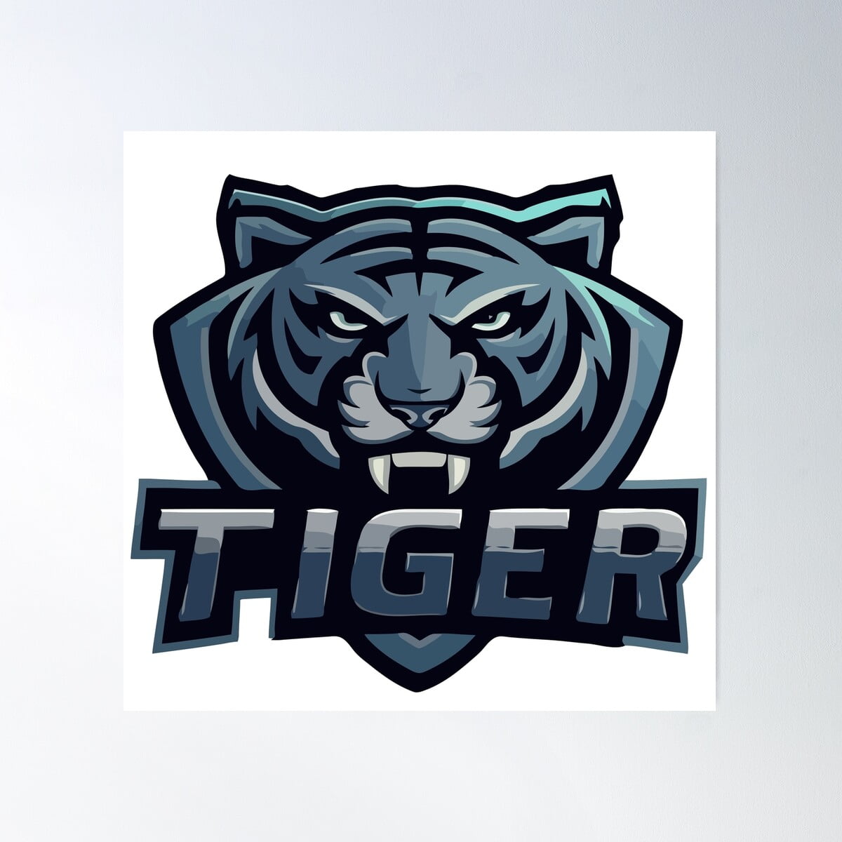 Big Cat Poster Wall Art, Modern Wall Decor For Living Room Bedroom ...