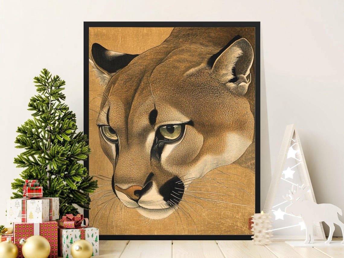 Big Cat Wall Art, Wild Animal Print, Nature Decor Poster, Big Cat ...