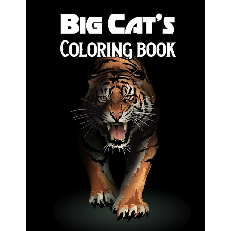 coloring pages of big cats