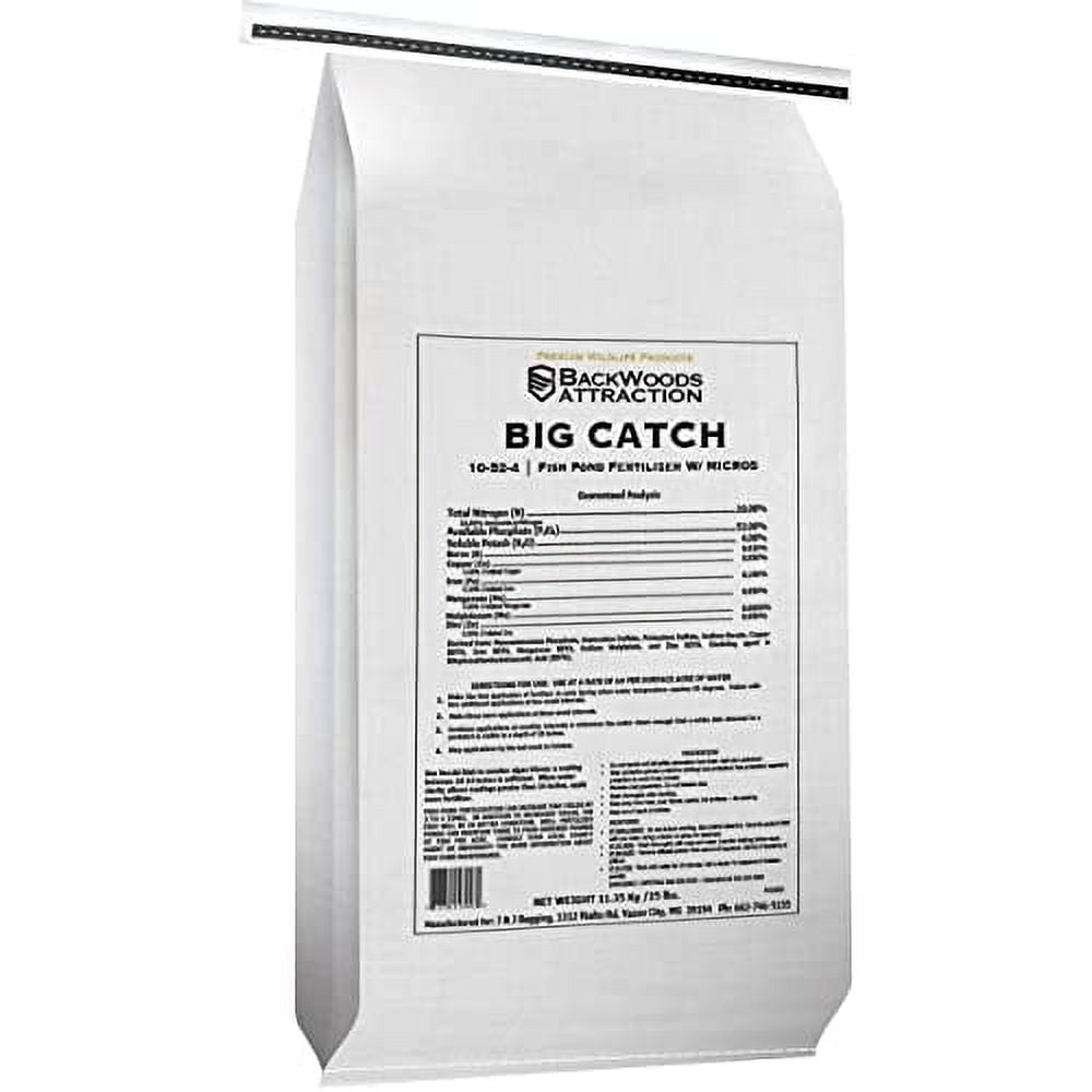 Big Catch Fish Pond Fertilizer - 25 Pound Bag - Walmart.com
