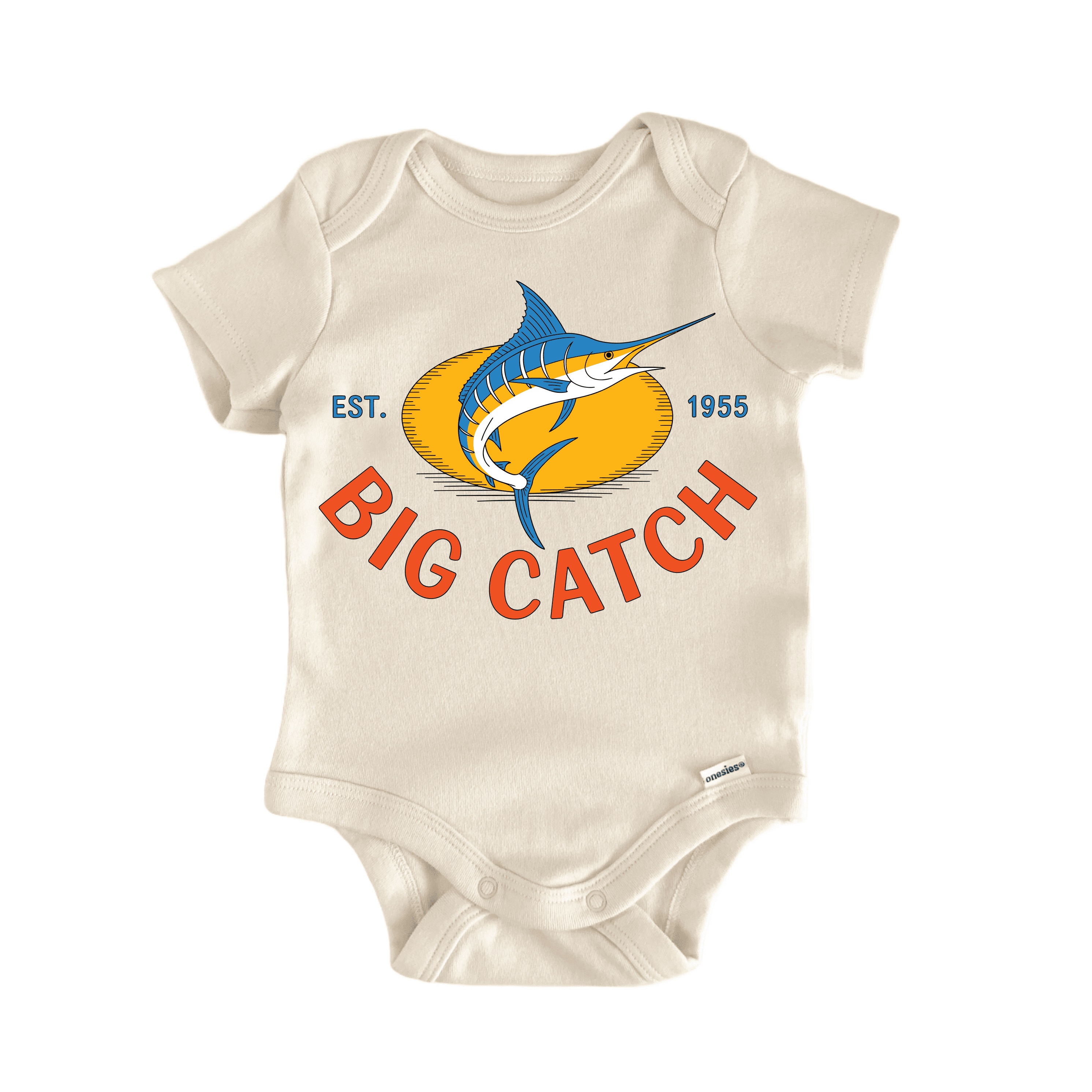 Big Catch Marlin Fishing Newborn Baby Bodysuit - Walmart.com