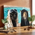 Big Cats Poolside Print, Leopard Panther Wall Art, Trendy Summer Animal ...