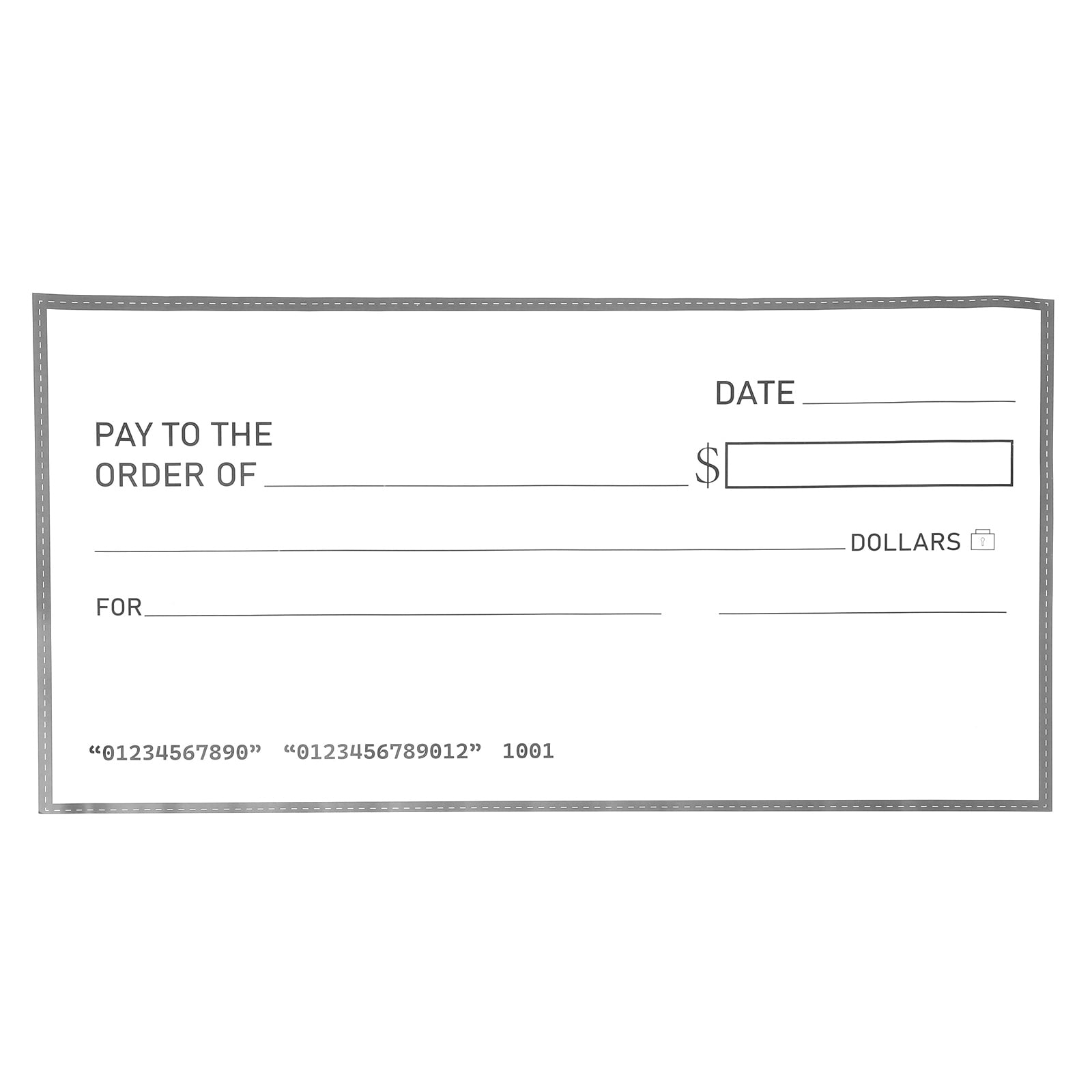 Michaels 5 Pack Giant Check 5 Pack Giant Check For Presentations ...