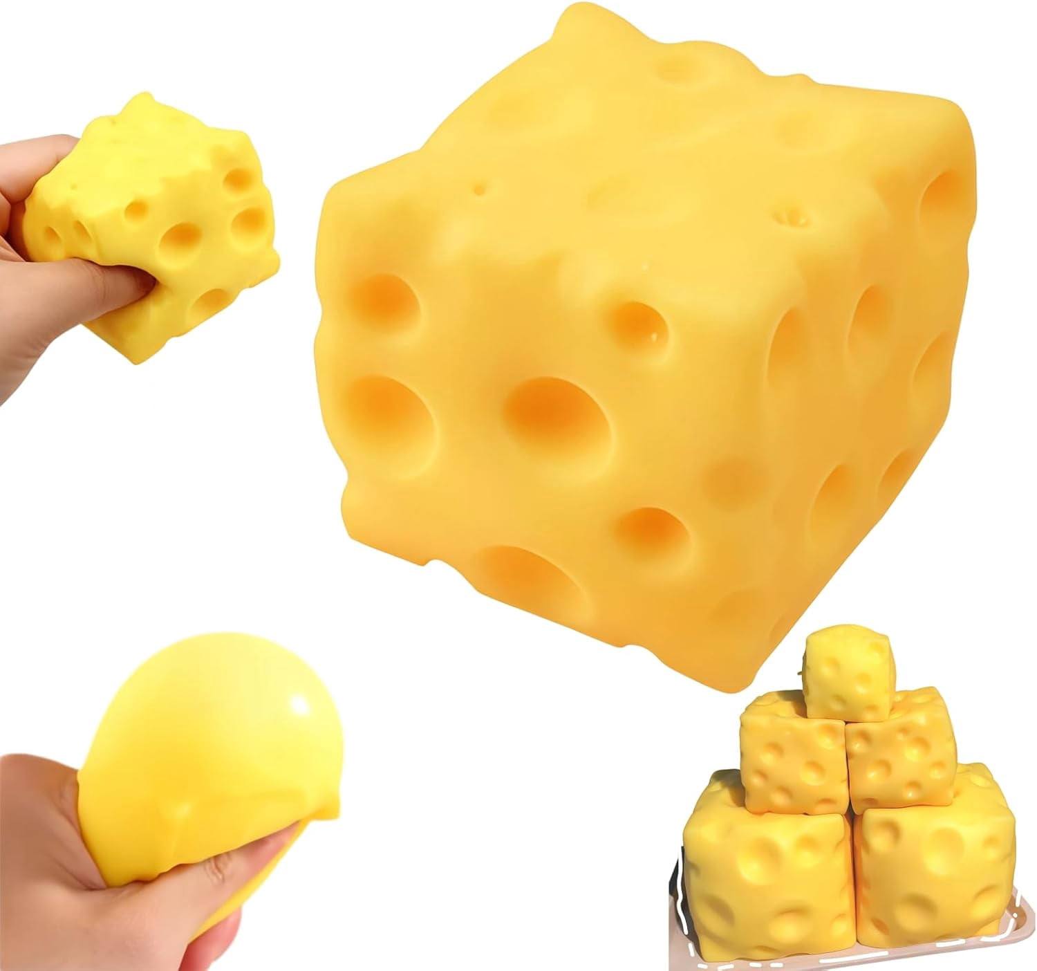 Big Cheese Squishy - Squeeze This Big, Fun, Squishy, Slow Rising, Extra ...