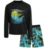 Big Chill Boys Swim Set - Boys Rash Guard Swim Set - UPF 50+ Rash Guard ...