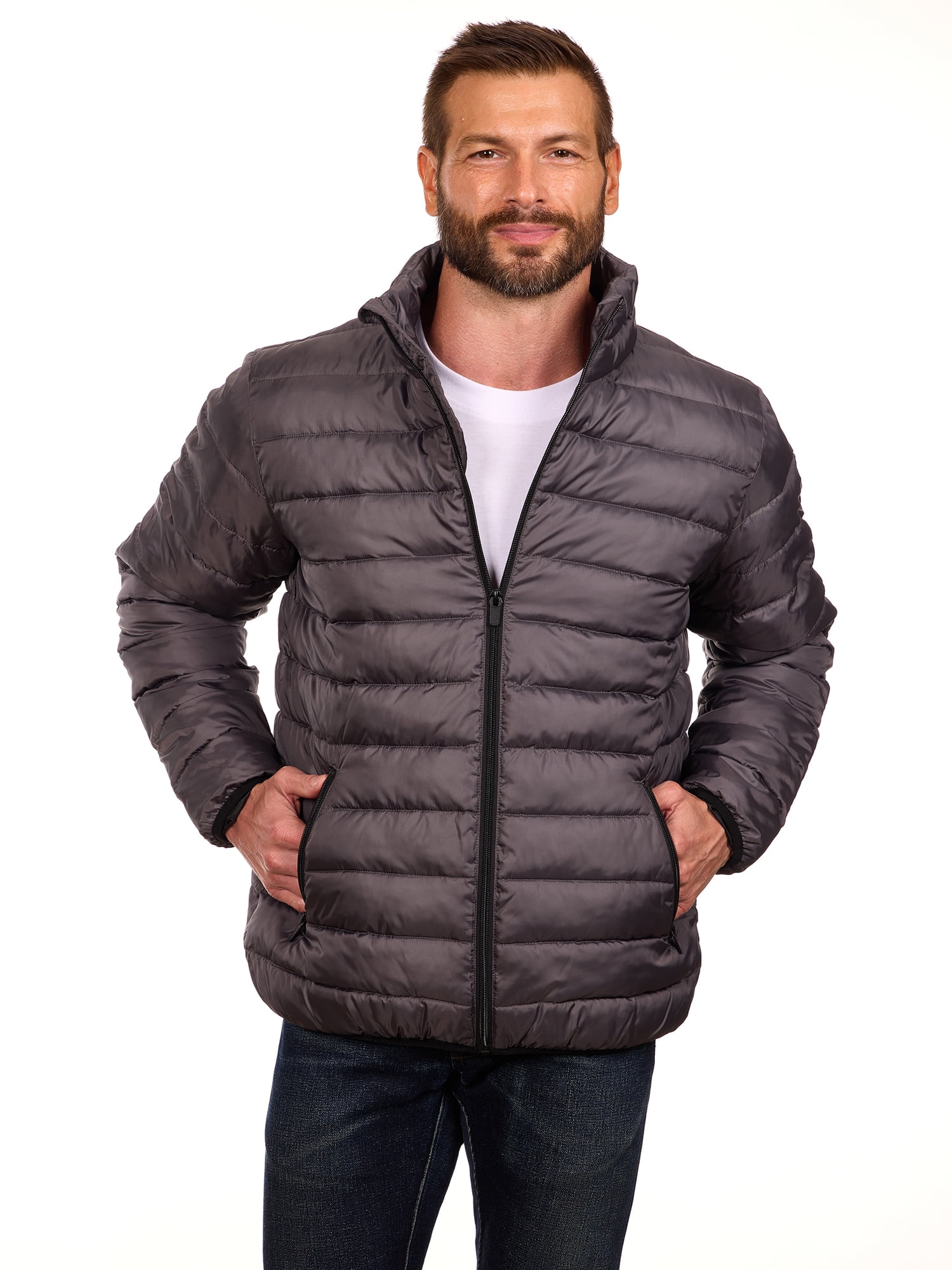 Big Chill Men’s Midweight Quilted Puffer Jacket, Sizes M-XXL - Walmart.com