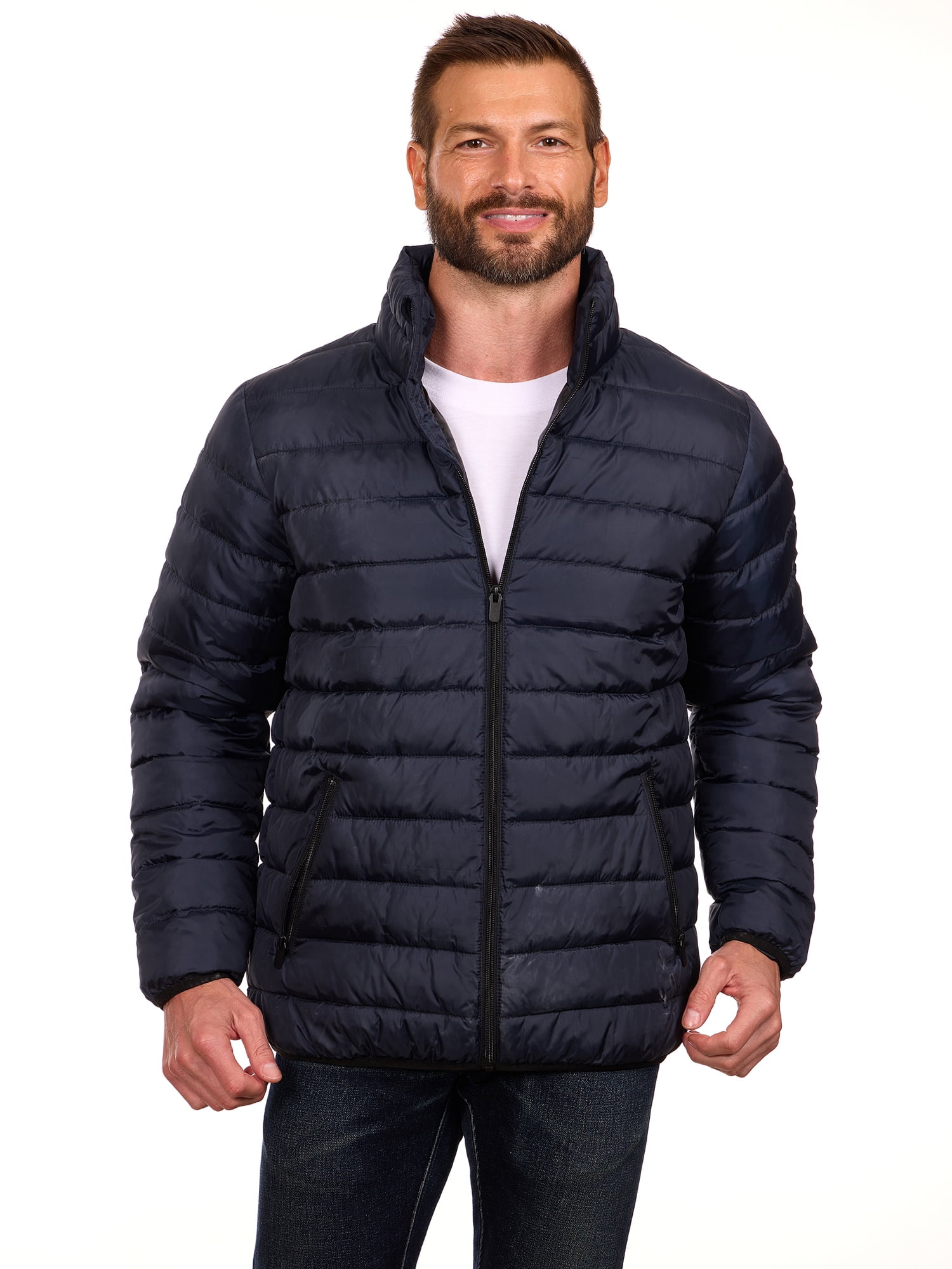 Big Chill Men’s Midweight Quilted Puffer Jacket, Sizes M-XXL - Walmart.com