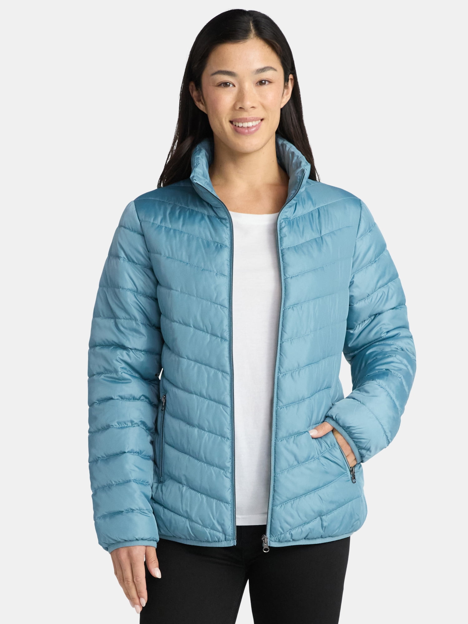 Big Chill Women's Packable Puffer Jacket, Sizes S-3X - Walmart.com
