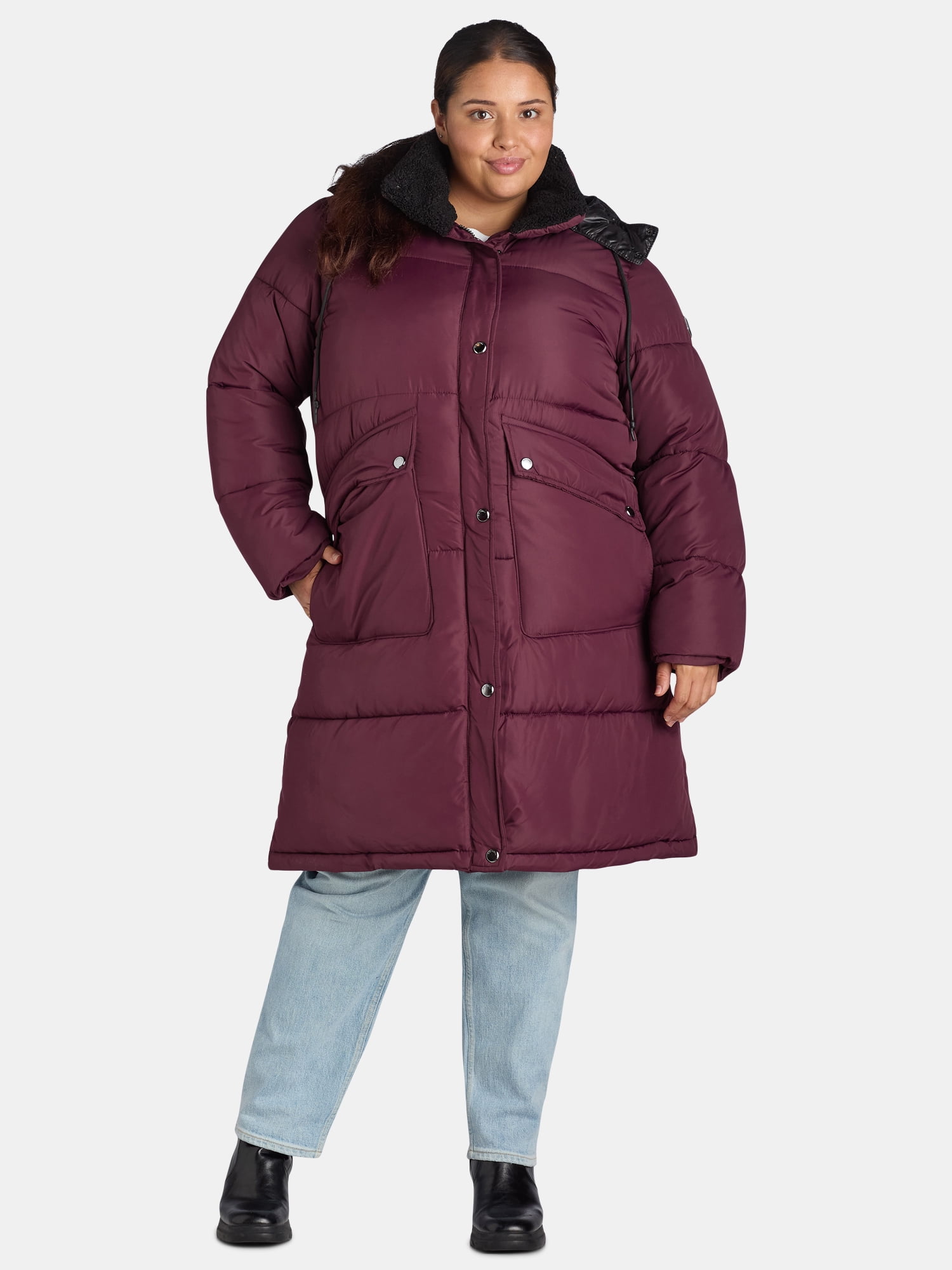 Free Shipping! Big Chill Women's Maxi Puffer Coat with Hood ...
